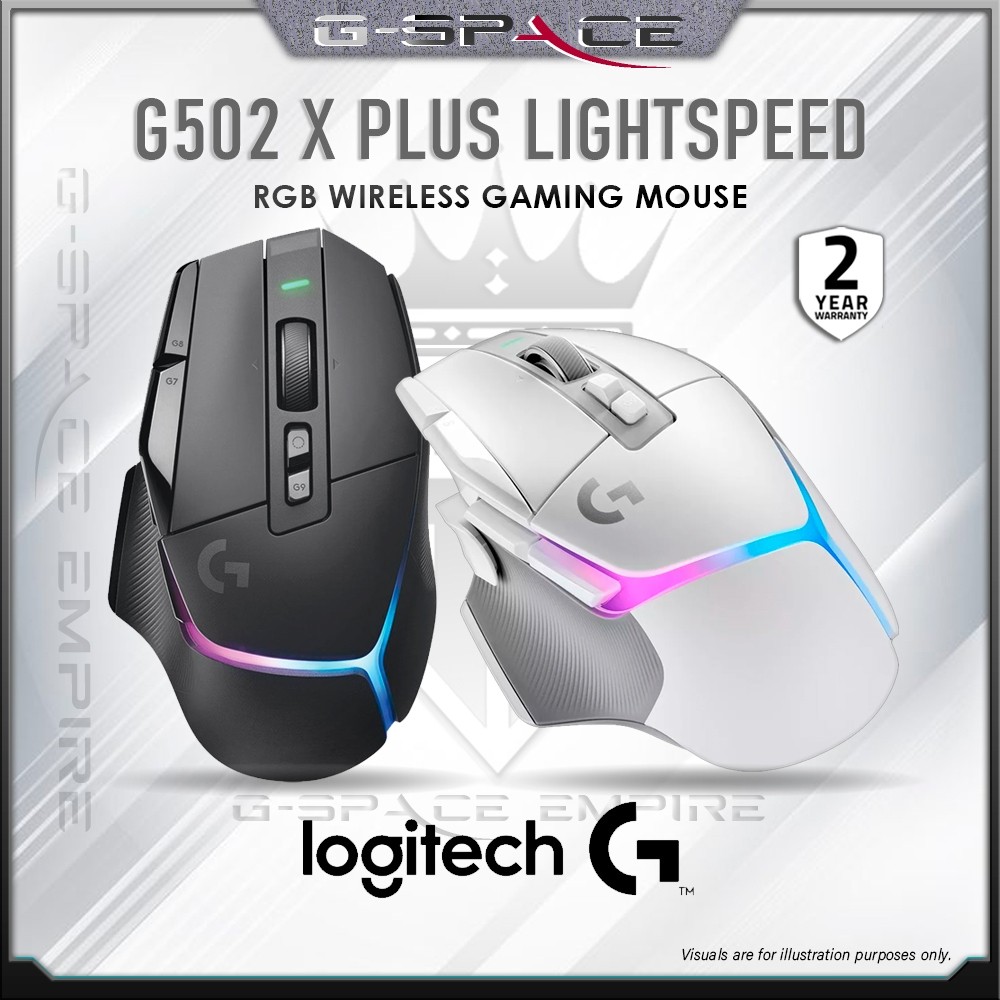 Logitech G502 X PLUS LIGHTSPEED Wireless RGB Gaming Mouse | Shopee Malaysia