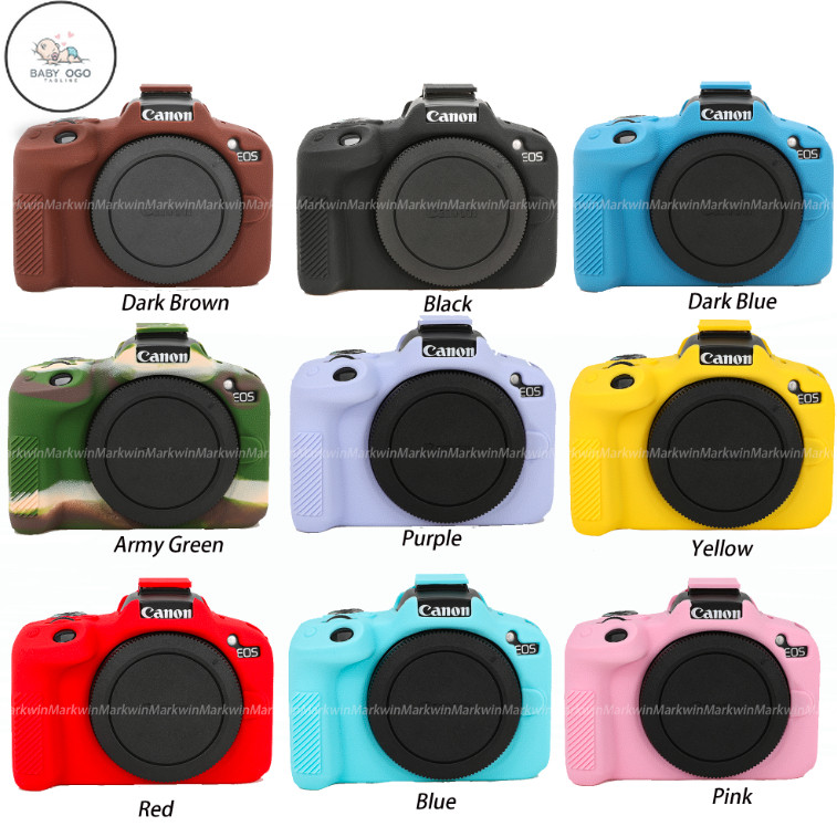 OGO Canon EOS R50 Soft Silicone Rubber Camera Body Case Cover For Canon ...