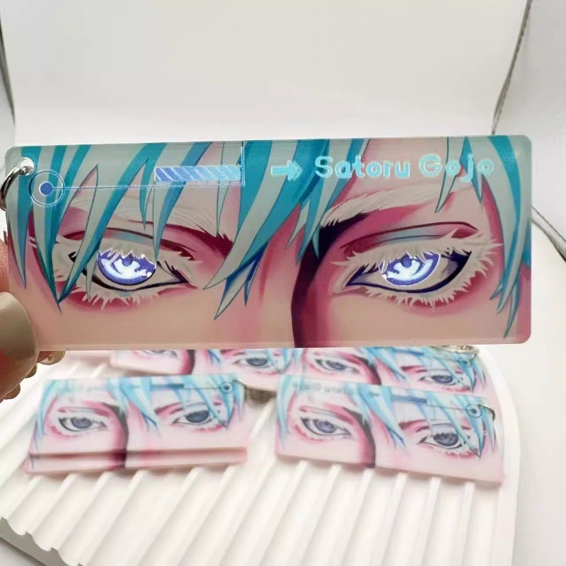 2025 Anime Jujutsu Kaisen Gojo Satoru Bookmark Acrylic Cards Cartoon ...