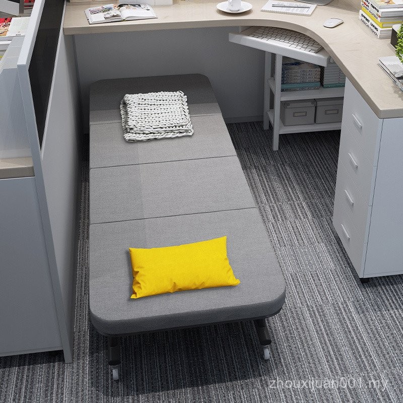 Single Foldable Bed Lunch Break Bed Adult Folding Bed Office Nap Handy ...