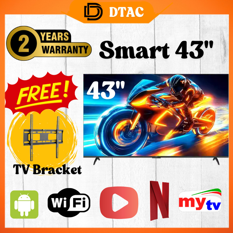 DTAC DtacSmart Netflix Android Goggle TV 43" – Tv Murah 43 Inch LED TV | Shopee Malaysia