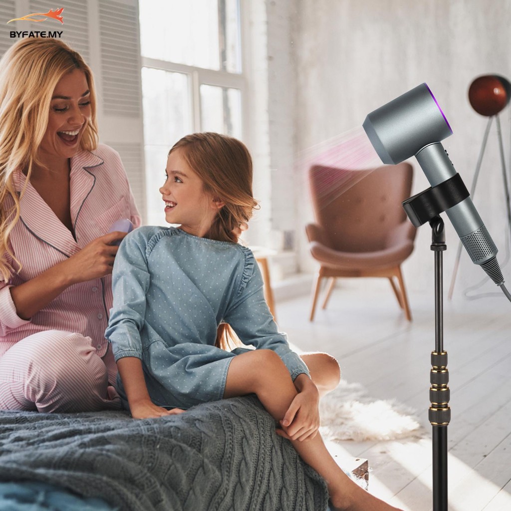 Height Adjustable 180 Degree Rotating Blow Dryer Floor Stand Hands Free ...