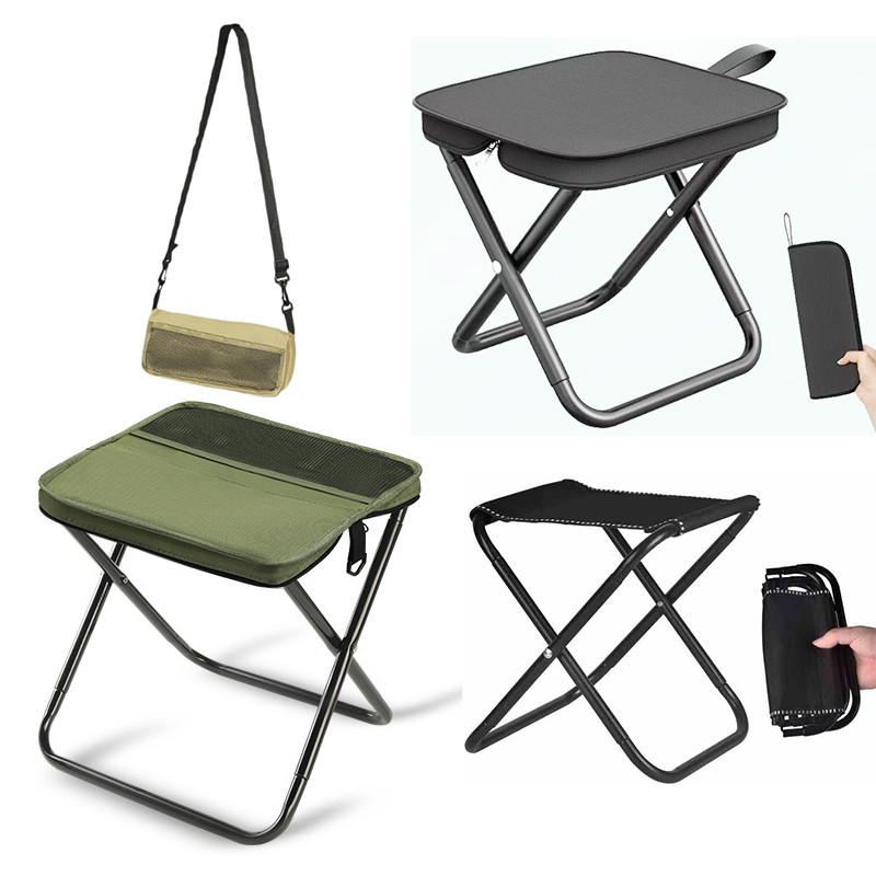 Camping Stools Folding Travel Stool Portable Mini Folding Chairs ...