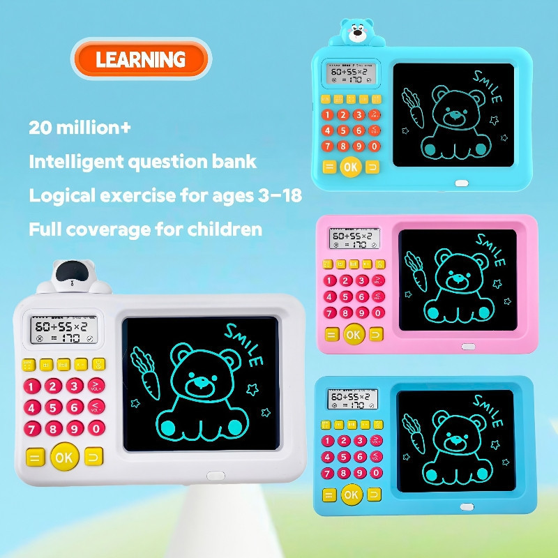 2025NEW LCD Writing Tablet for Kids 5-8 Year Old - Digital Math ...