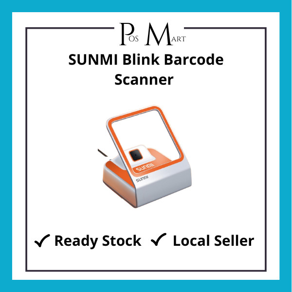 SUNMI Blink Barcode Scanner Omnidirectional 1D 2D QR Code Scan Reader ...