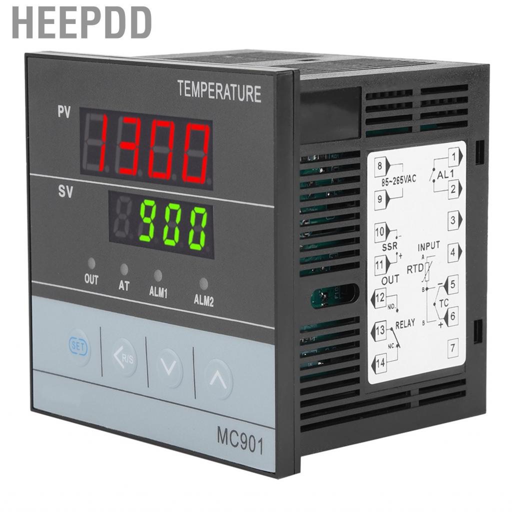 HEEPDD MC901 Digital Temperature Controller PID K Type Thermostat PT100 Sensor Input Relay SSR ...