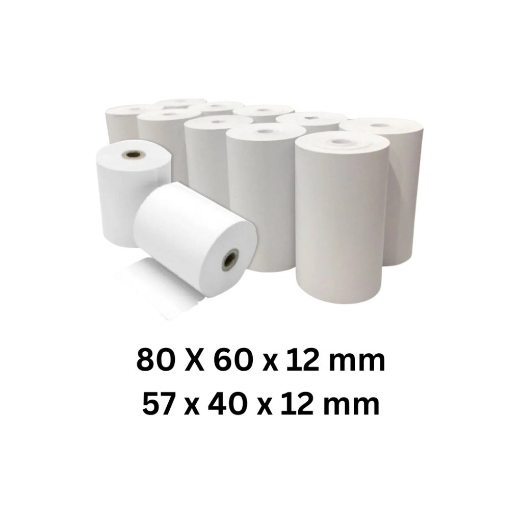 [Thermal Paper] Roll 80mm x 60m / 57MM x 40m /80mm x80mm/80 x 50mm ...