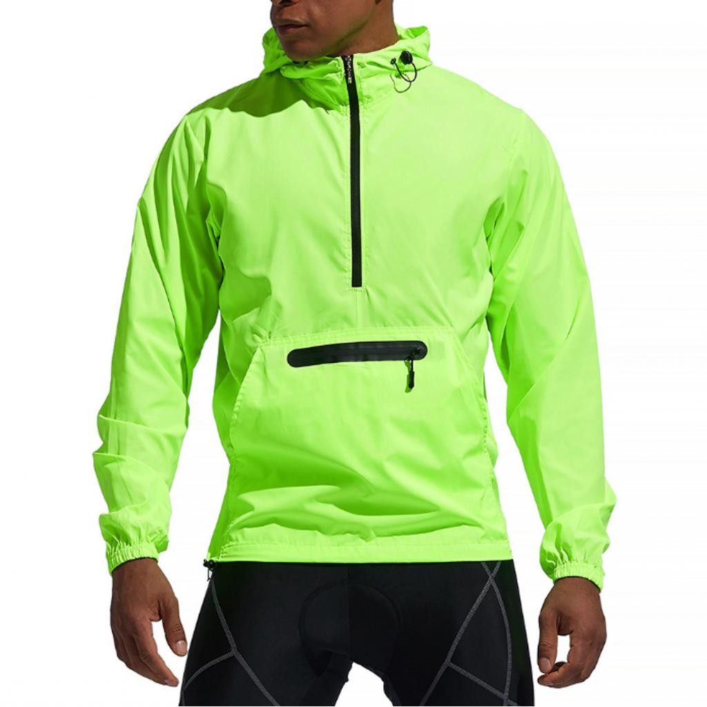 Cycling Jacket Waterproof Windproof Reflective Long Sleeve Rain Coat ...