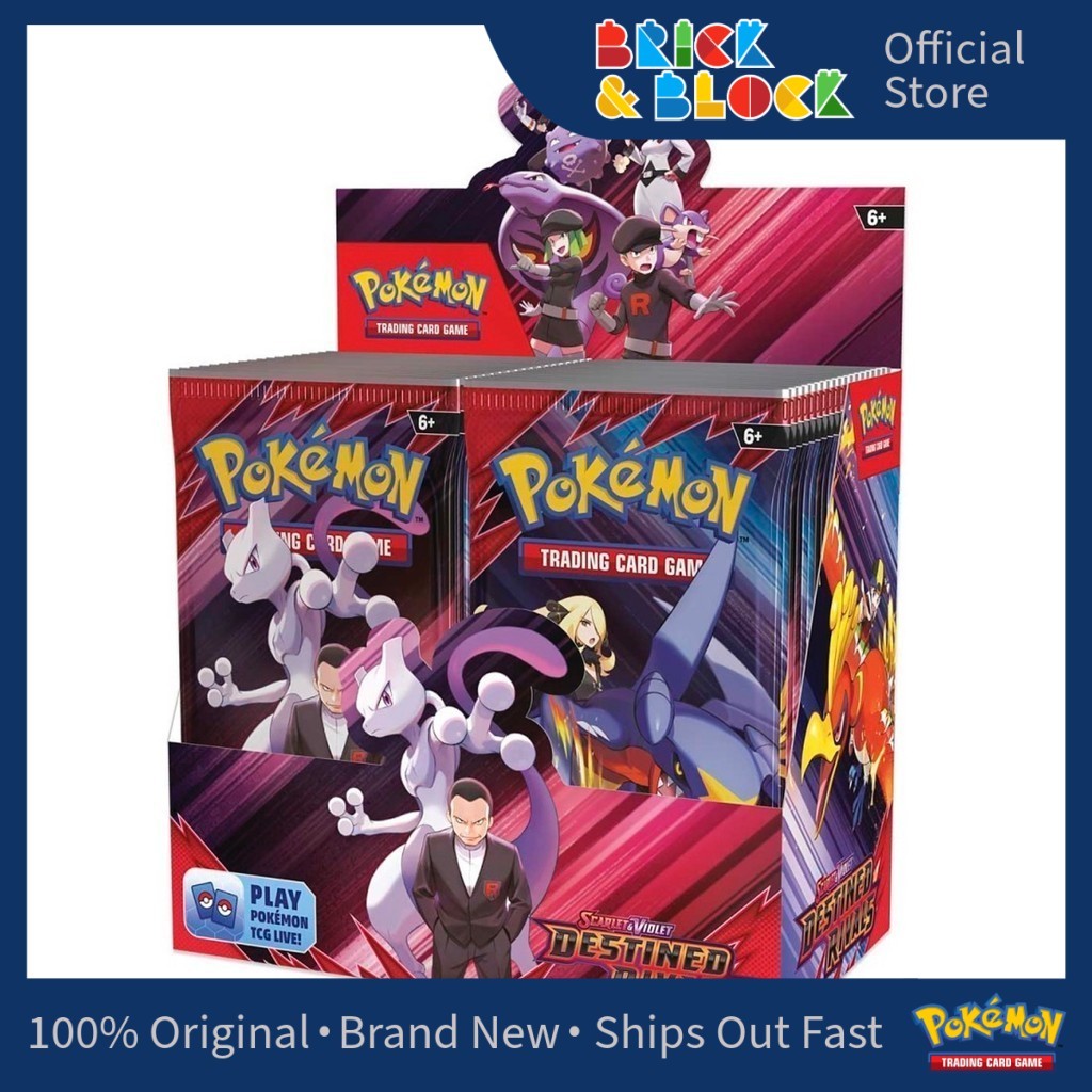 Pokemon TCG SV10 Destined Rivals Booster Box | Kotak Booster Destined ...