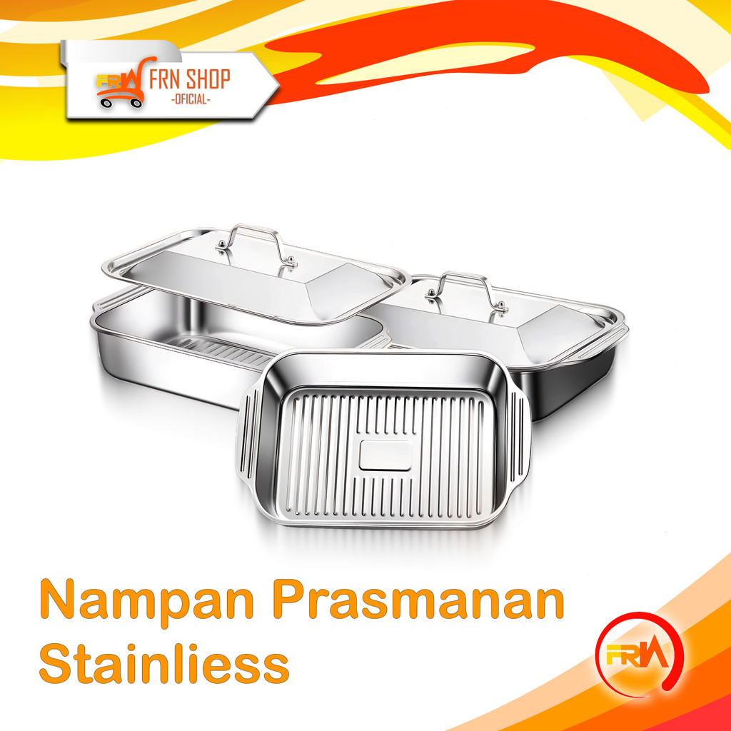 FRN Kitchenware - Stainless Pan Set Heat Resistant Lid Food Grade ...