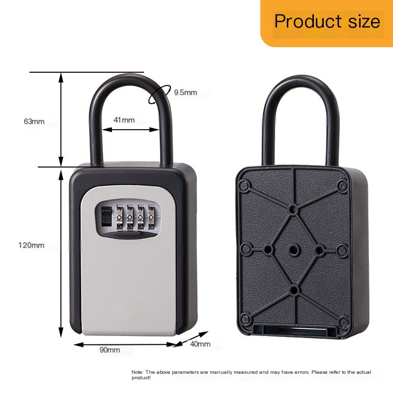 Hang-type Password Lock Key Box Storage Key Full Metal Storage Tank ...