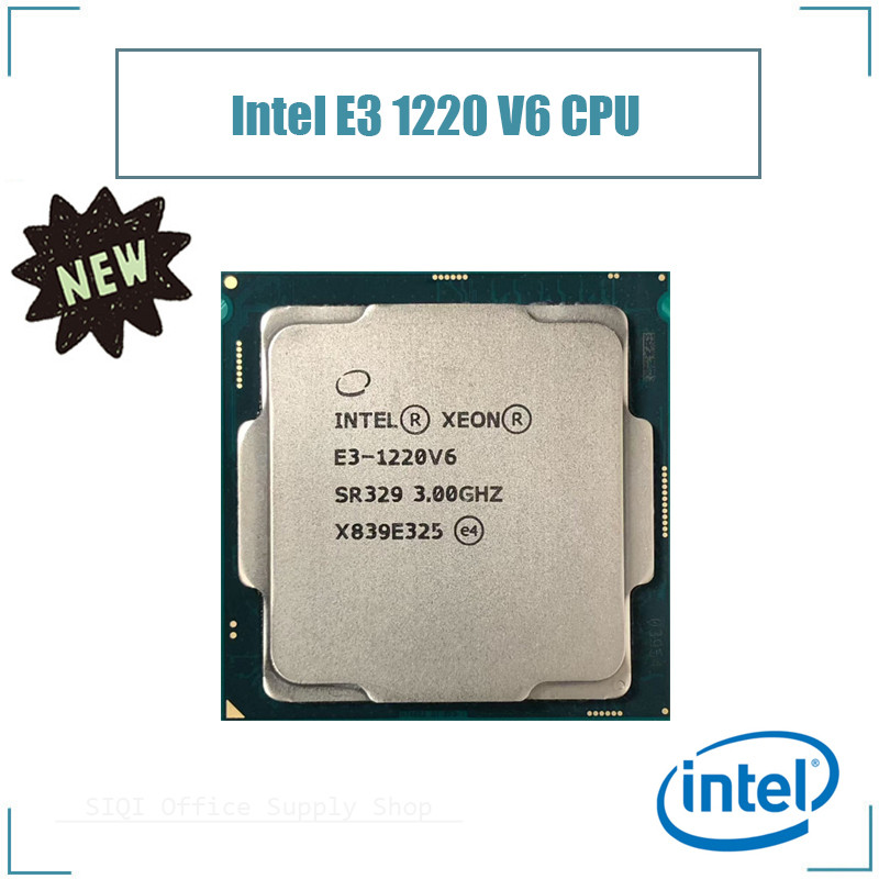 Intel Xeon E3 1220 V6 CPU Motherboard Supported Cpu LGA1151 Quad-core 3 ...