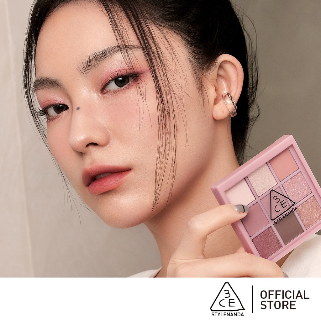 3CE Multi Eye Color Palette, matte, shimmer, glitter shades smooth ...