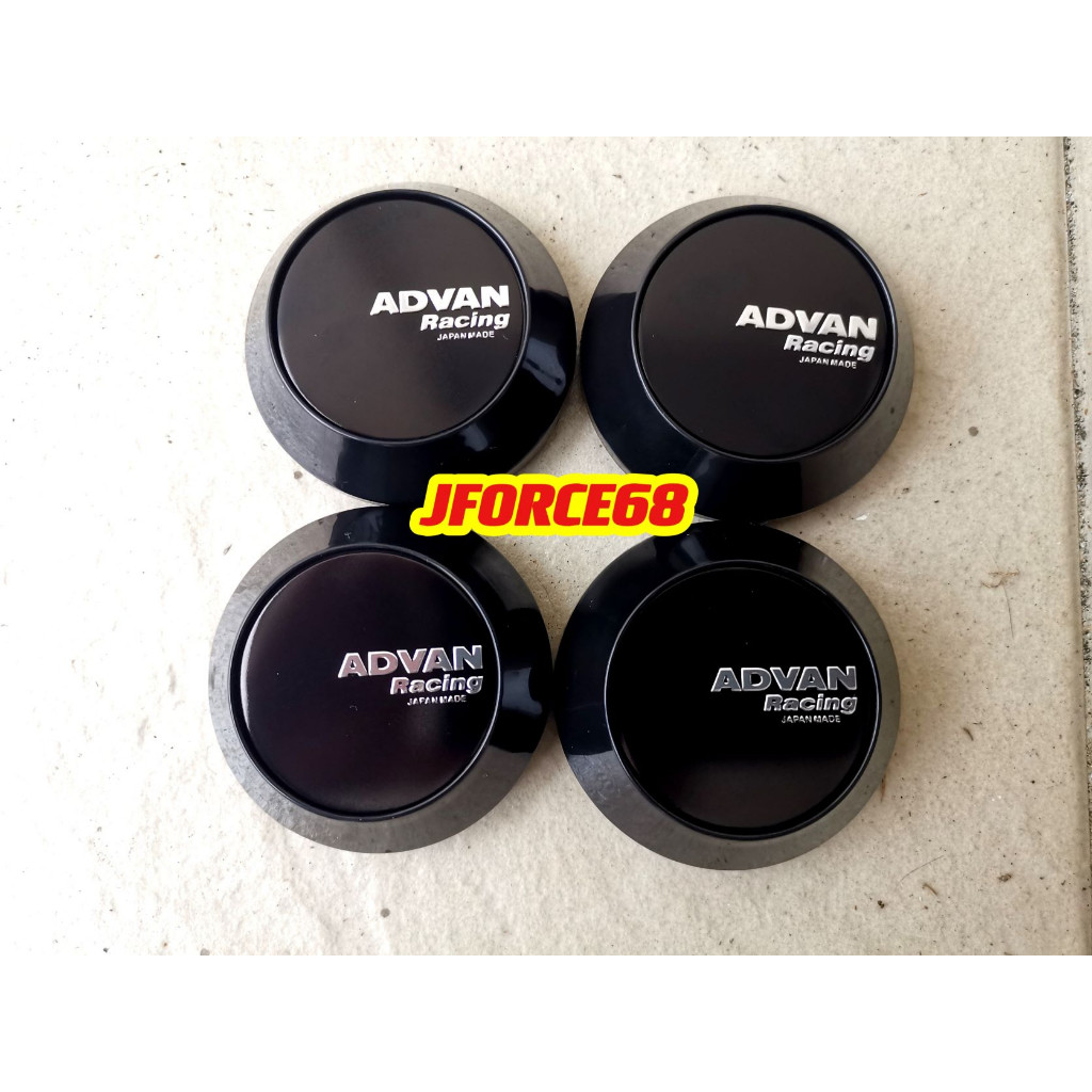 Style Cars Rim Cap Advan Racing 1set(4pc) Sport Rim Wheel Cap Myvi Alza ...