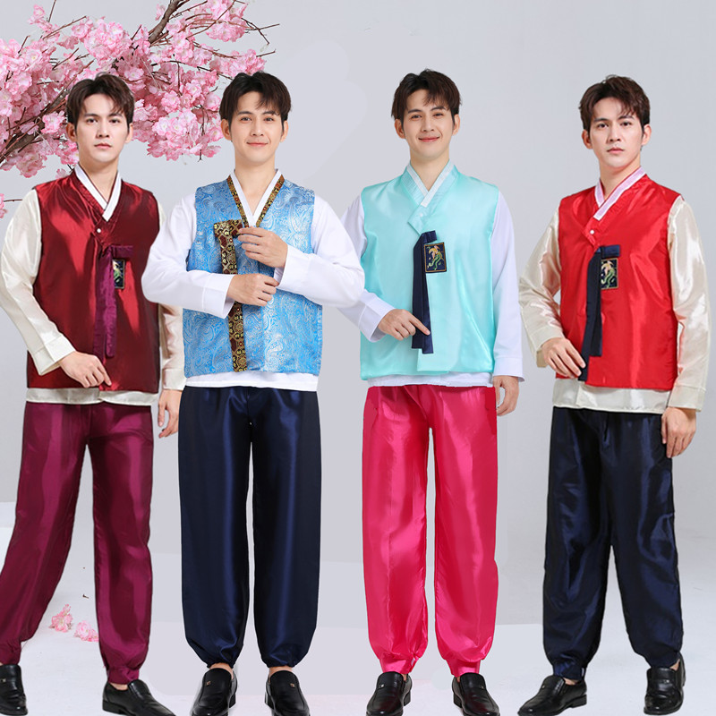 hanbok for men Korean Traditional costume for men hanbok costume for ...