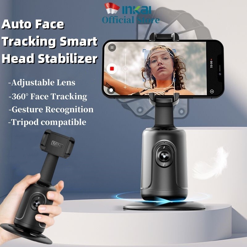 SG Local - 360° Auto Face Tracking Smart Head Stabilizer Ai Follow-Up ...