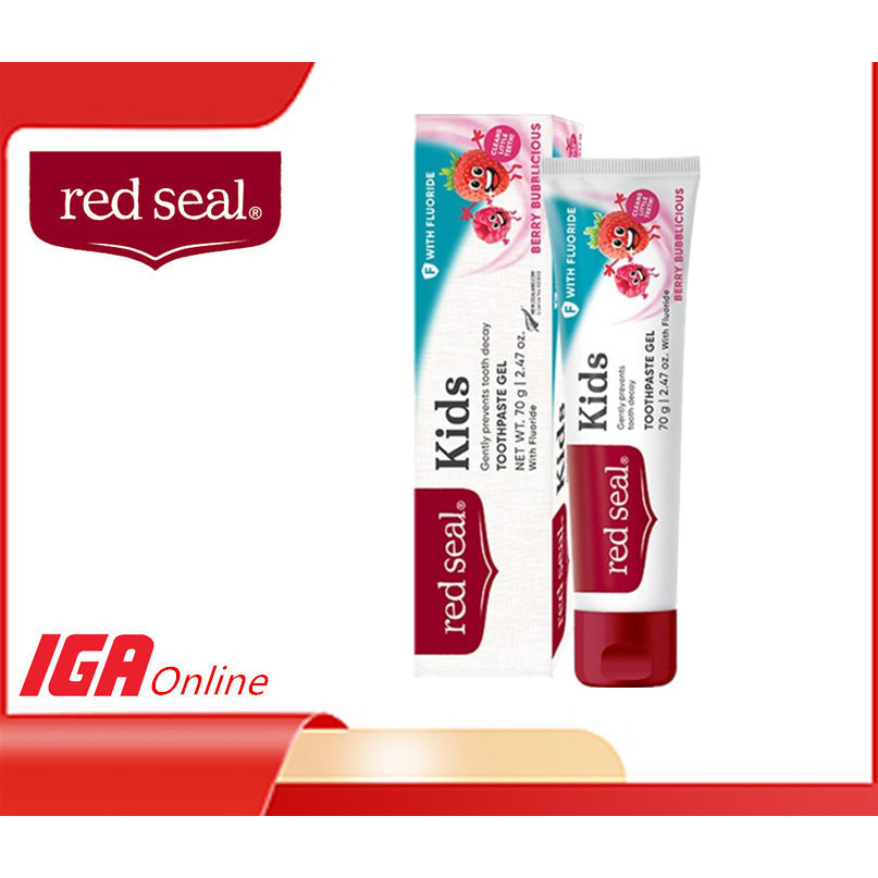 [EXP 05/2027] Red Seal Kids Toothpaste Gel Gently Prevent Tooth Decay ...