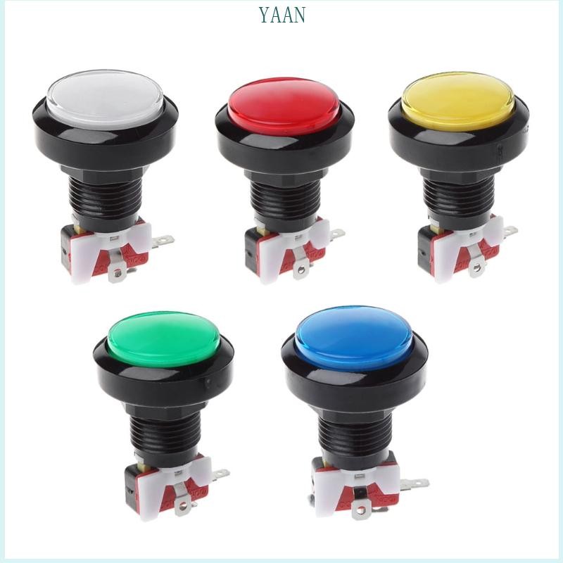 YAAN Big Round Shape Arcade Video Game Player Push Button Switch Arcade ...