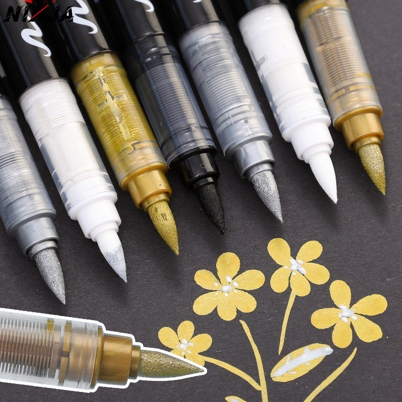 3Pcs Direct-liquid Acrylic Marker Pen - Wood Canvas Making Drawing ...