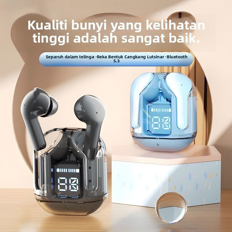 New Transparent Digital Display air31 Bluetooth Headset Wireless ...