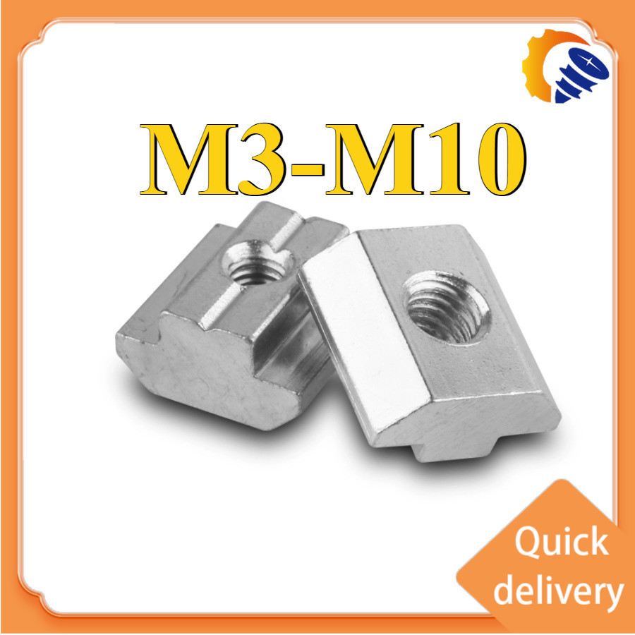 European Standard Slider Nut M3/M4/M5/M6/M8/M10 (ZQ-RM-MY) | Shopee ...