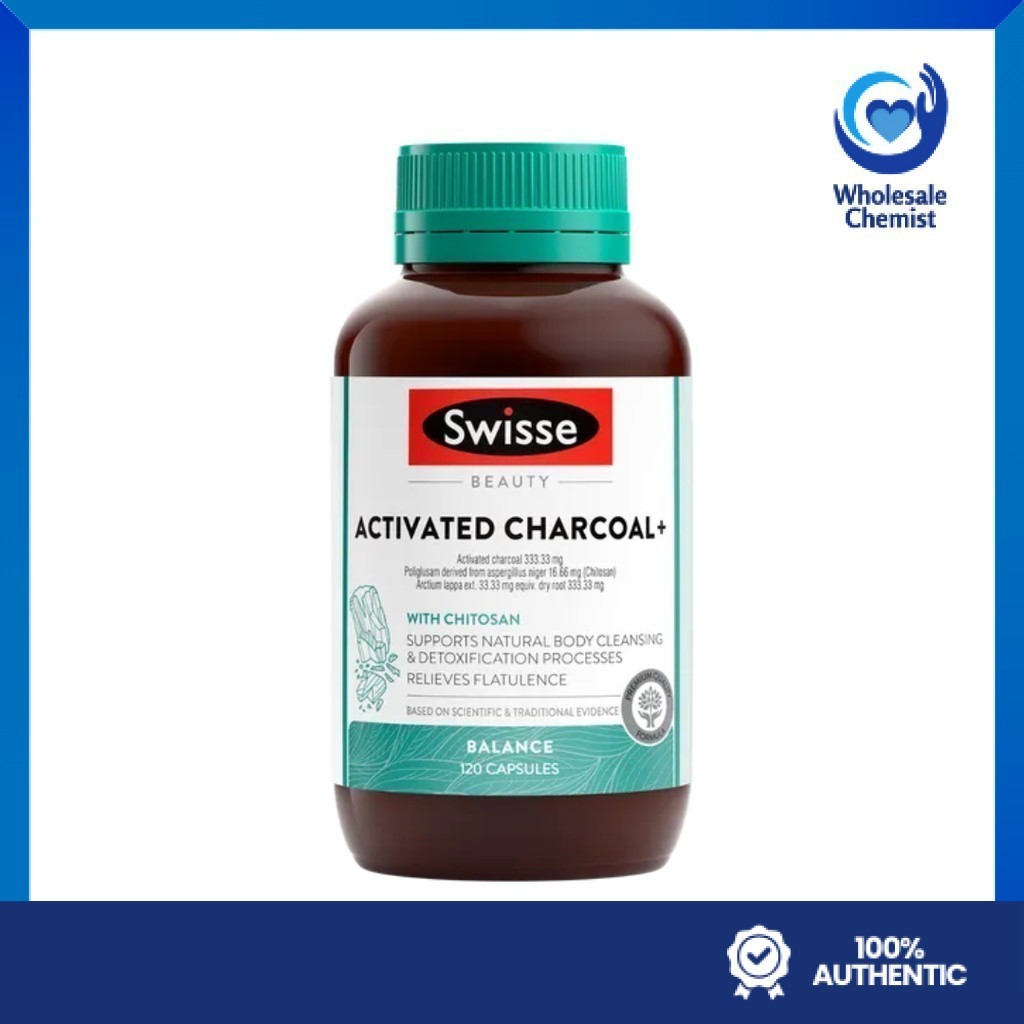 Swisse Beauty Activated Charcoal plus (120 Capsules) | Shopee Malaysia