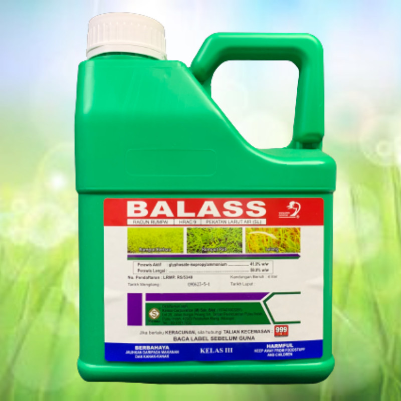 [ORIGINAL] 4L BALASS Kenso (Sama Roundup Ecomax Ken up) Glyphosate 41% ...