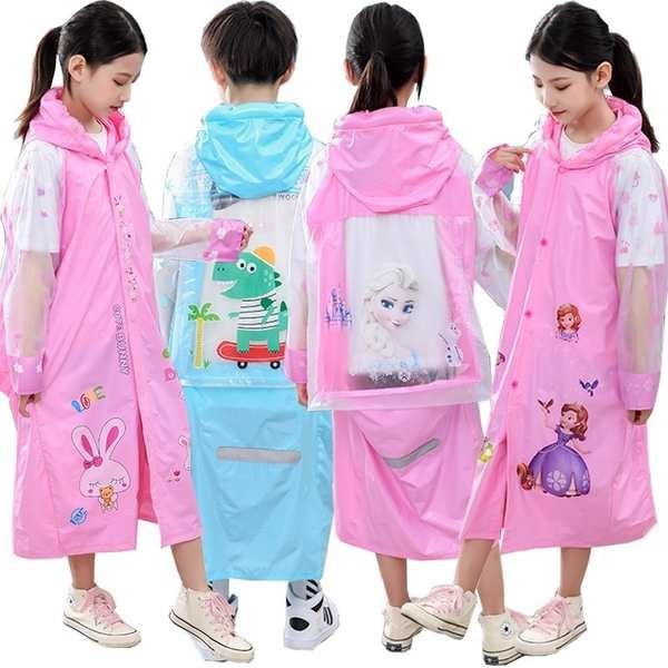rain coat kids baju hujan waterproof kids raincoat Children Cartoon Raincoat Boys Girls Raincoat ...