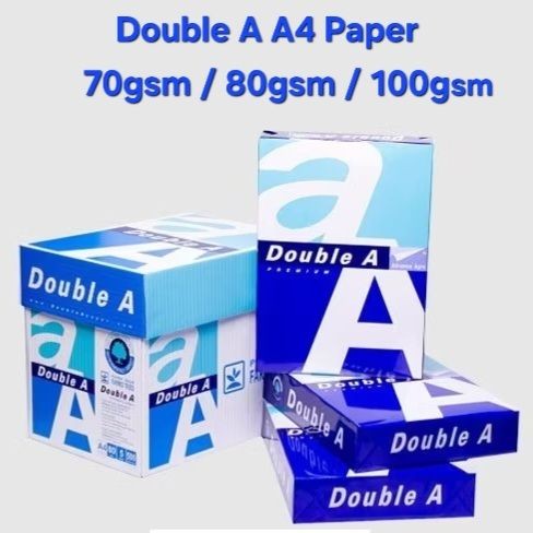 Double A A4 Copier Paper Premium 70gsm / 80gsm 500sheets / 100gsm 200s ...