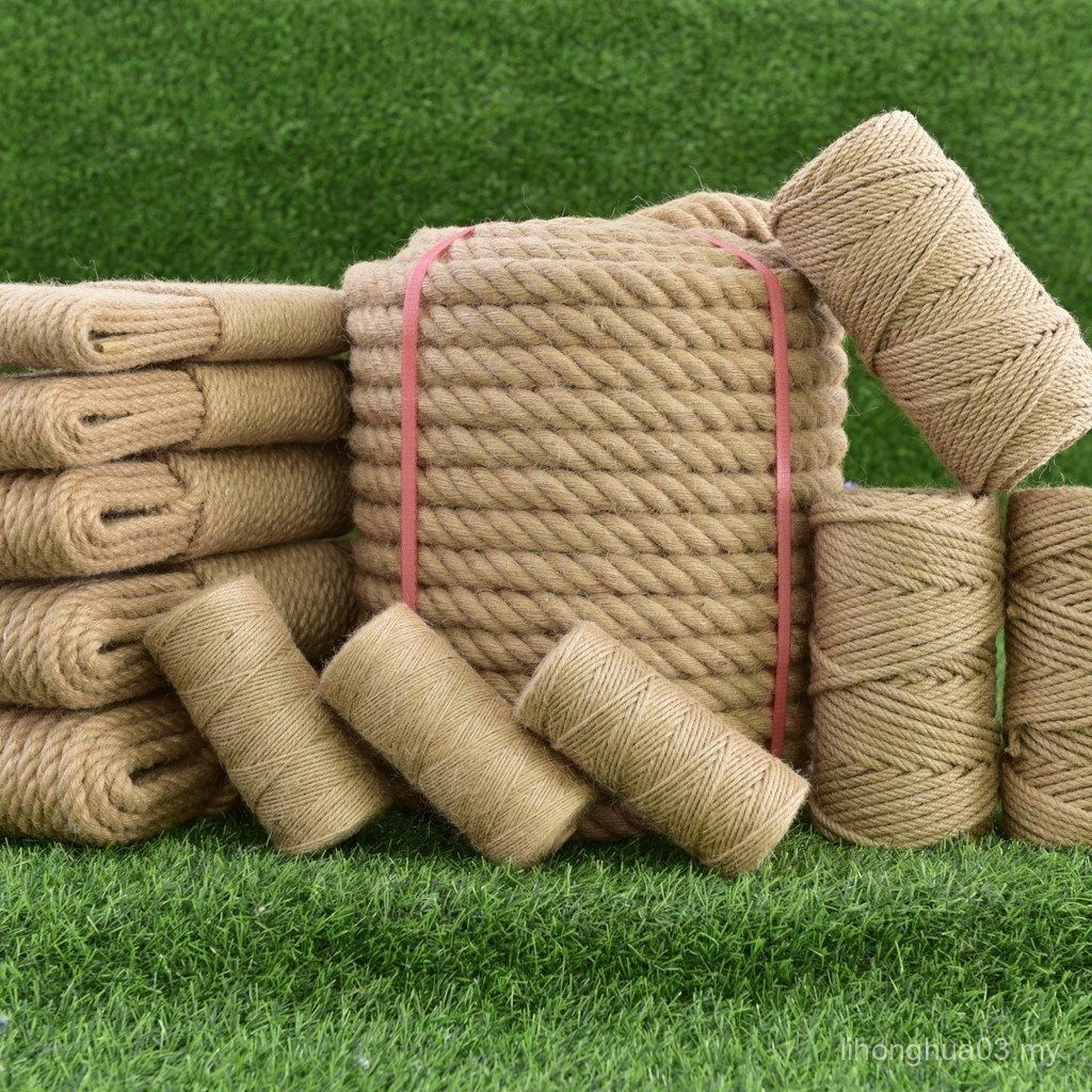 Jute Thick Hemp Rope Rope Handmade Hemp Rope Tug-of-War Rope DIY ...