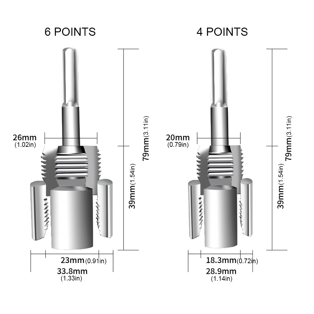 [Redkeev.my] Integrated Internal & External Pipe Threading Tool 1/2 3/4 ...