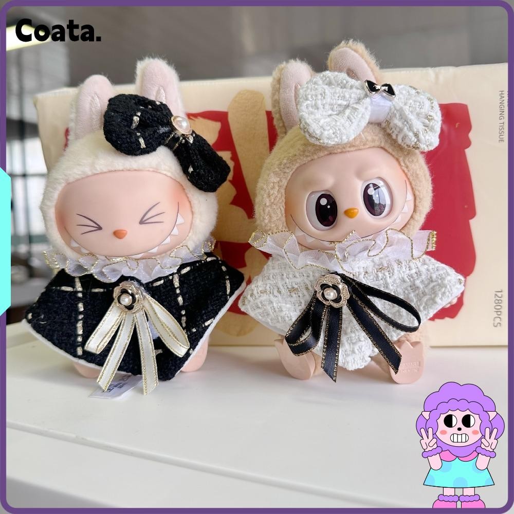 COATA Labubu Doll Clothes, Cartoon POP MART Labubu Cape Skirt Dress ...