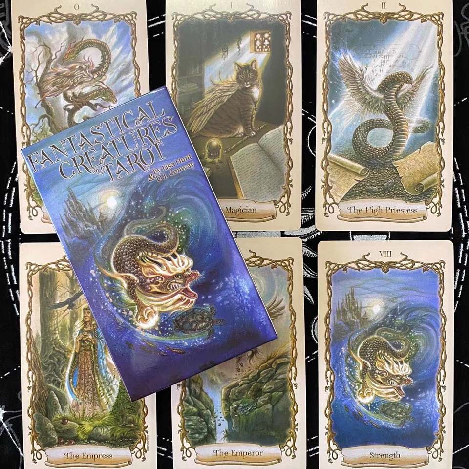 Mythical Creatures Tarot Fantastical Creatures Tarot English Board Game ...
