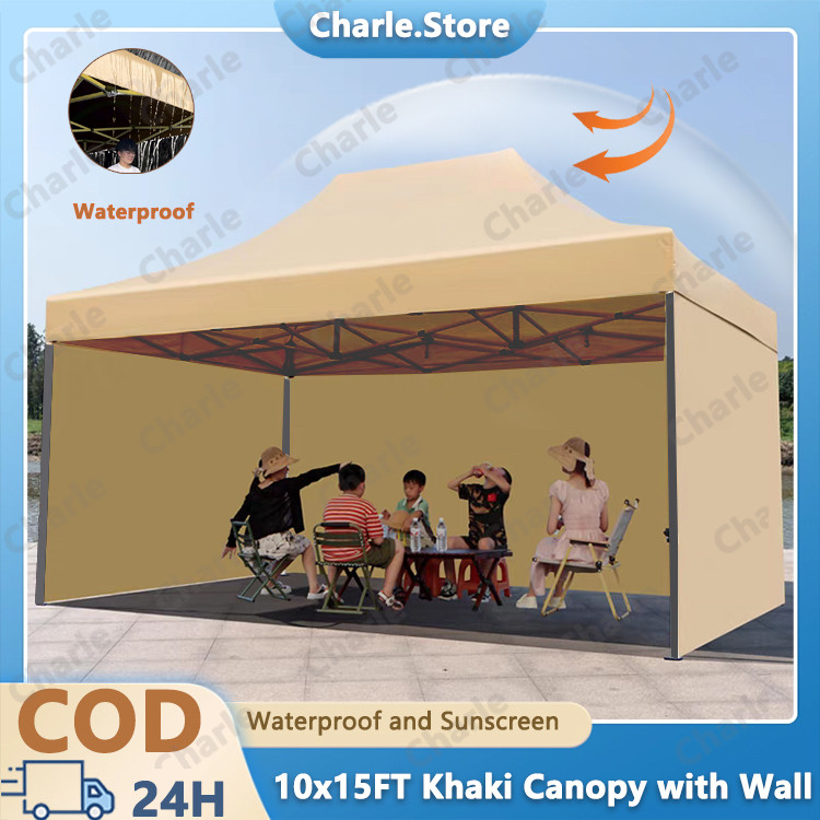 Kanopi 10x15 Besi Tebal Folding Canopy Adjustable Height 1.8M-2.1M ...
