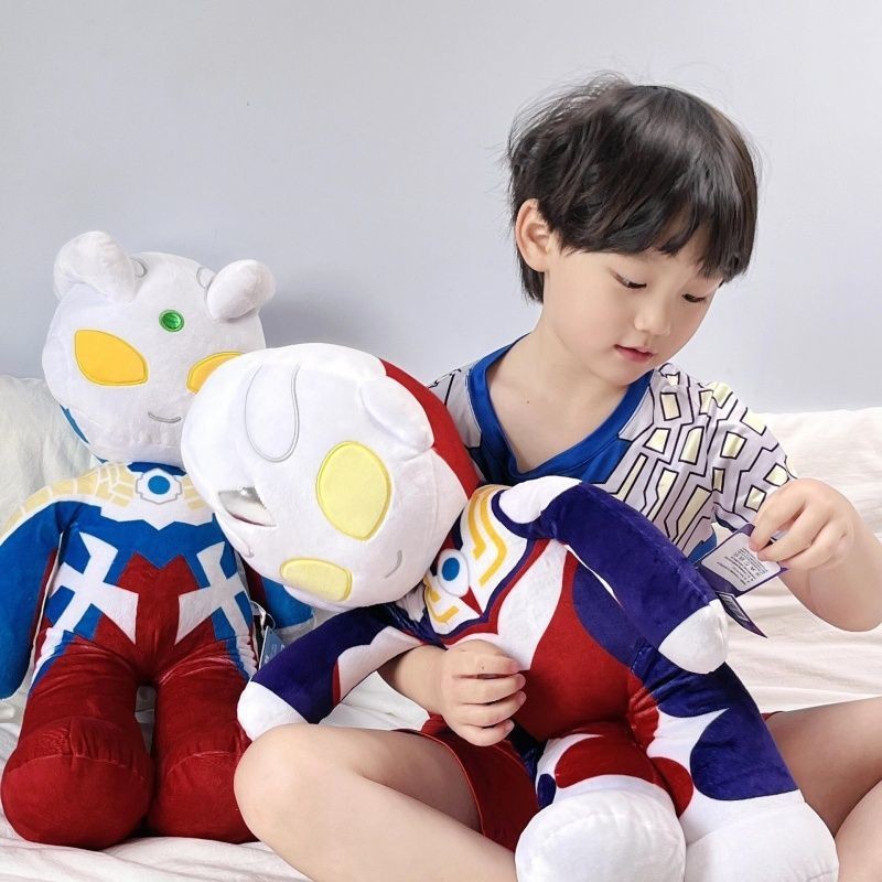 Ultraman Doll Plush Toy Large Doll Children Holding Sleeping Tiga Doll ...