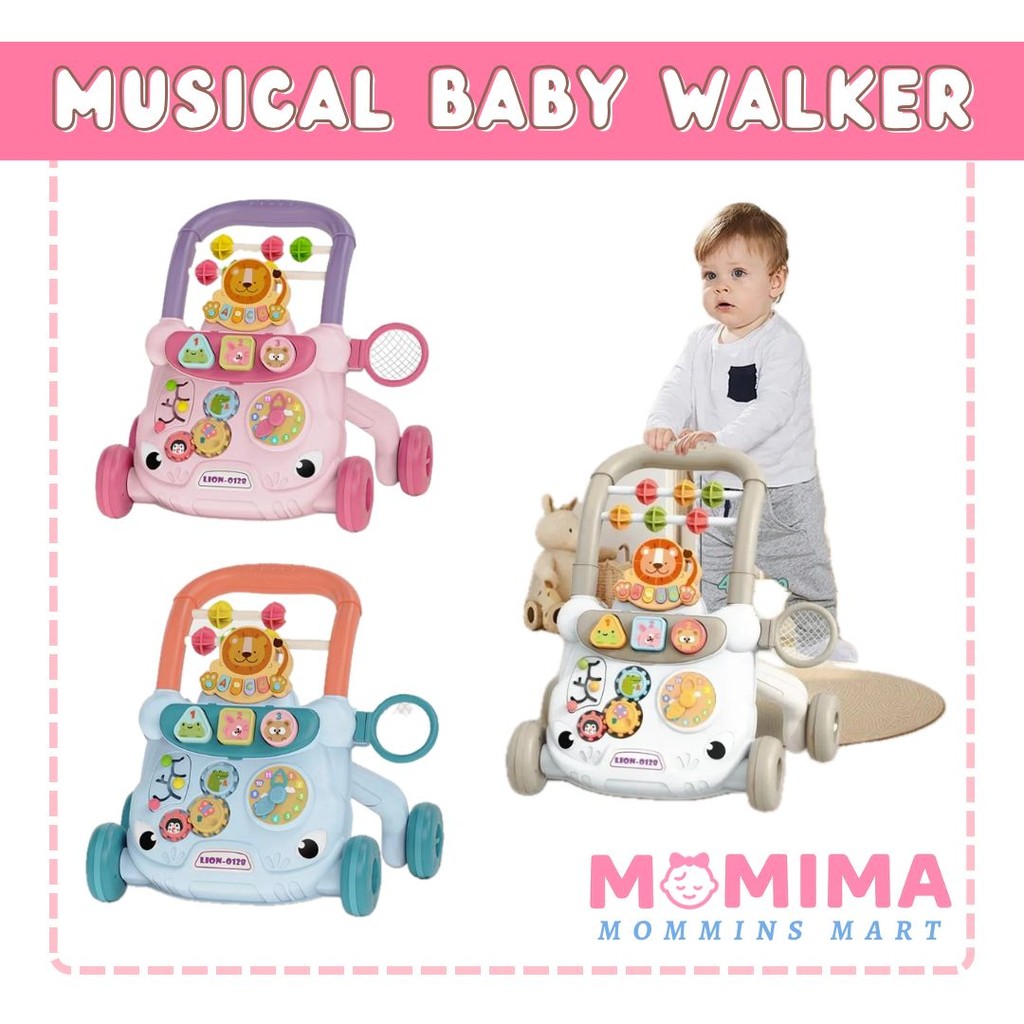 🇲🇾𝐑𝐄𝐀𝐃𝐘 𝐒𝐓𝐎𝐂𝐊🇲🇾 Baby Walker Push Car With Music And Lights Learn To ...