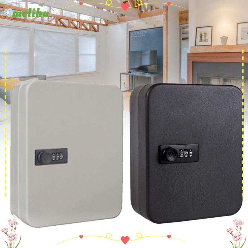 MOLIHA 20 Positions Combination Lock Box Security Wall Mounted Office ...