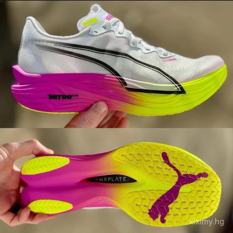 Puma Deviate Nitro Elite 3 “White/Pink/Yellow”Men’s Running Shoes ...