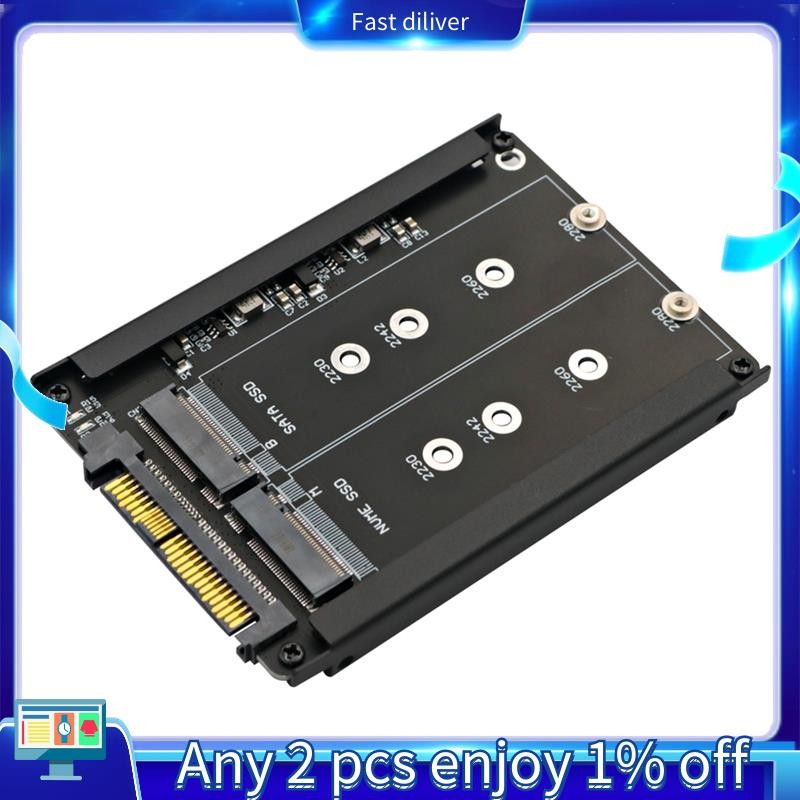 Adapter Card Hardware Cable Adapter 2 in 1 M.2 NVME SSD and B Key/ Key ...