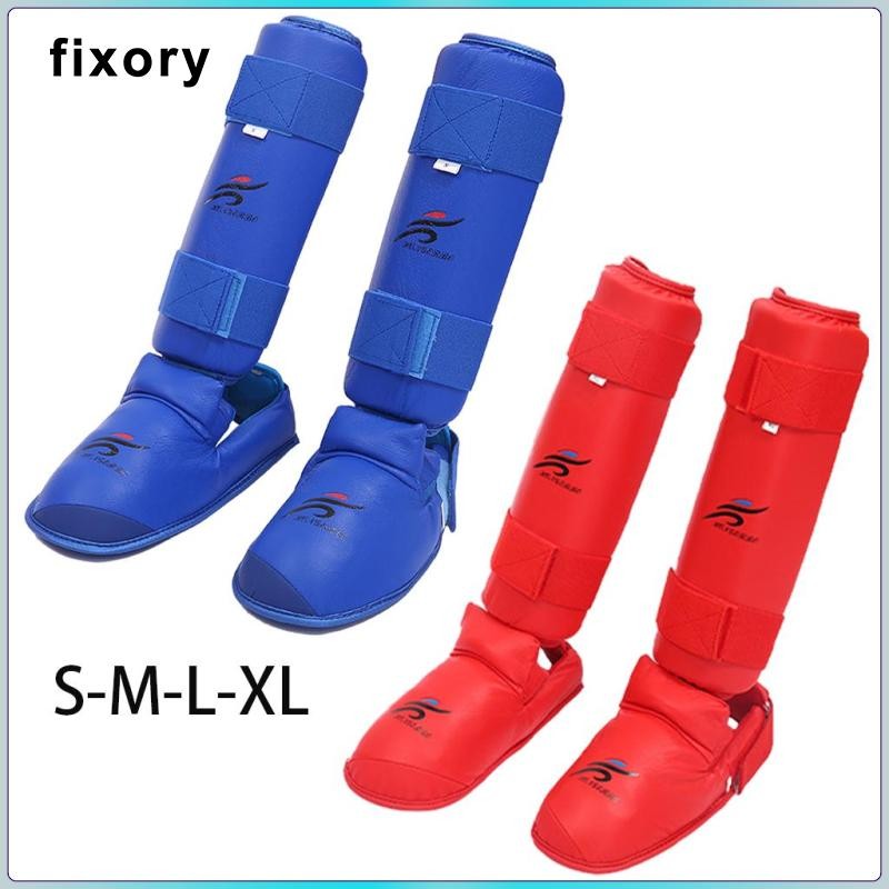 fixory MMA Shin Guards, Leg Instep Protection ,Muay Thai Karate Boxing ...