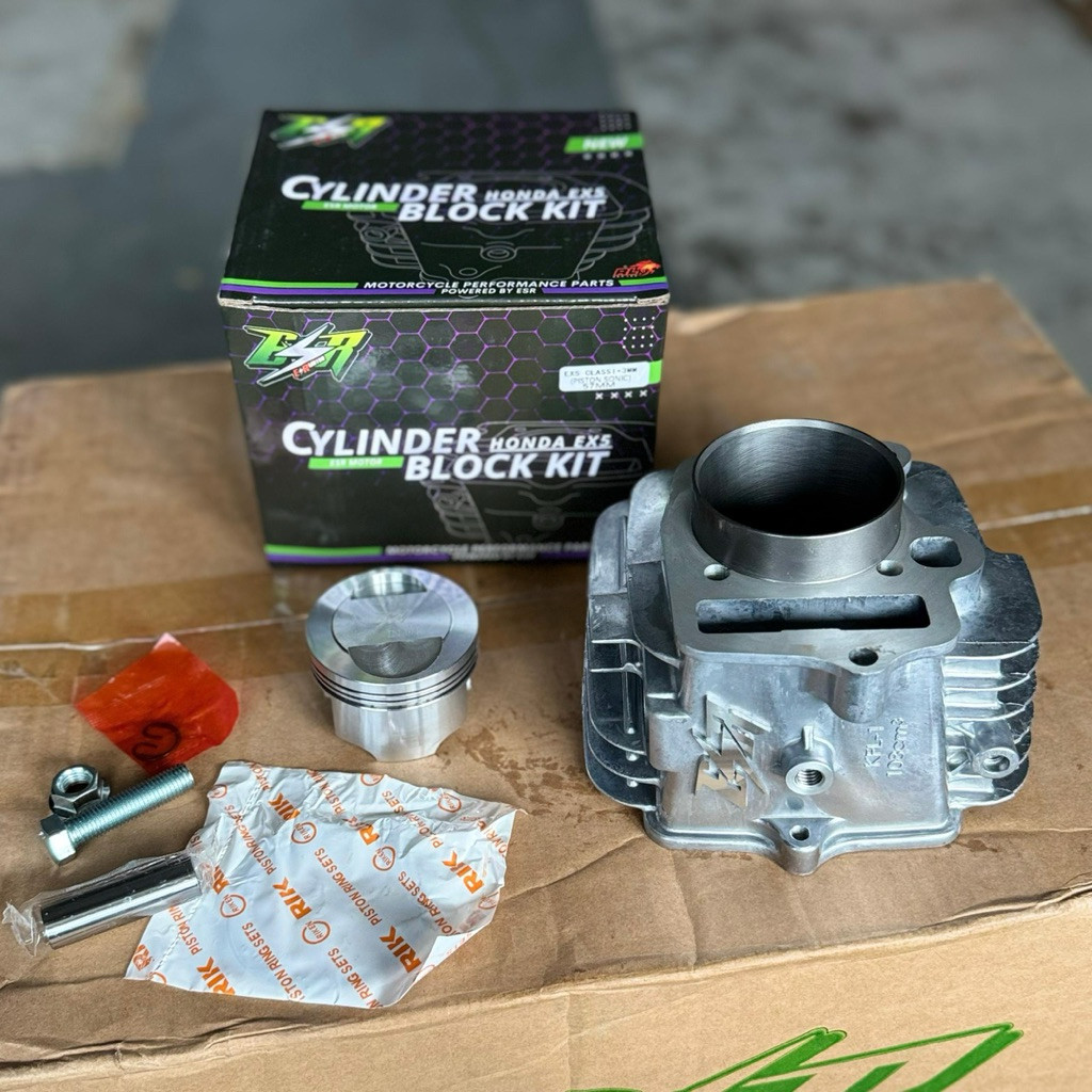 BLOCK ESR FOR EX5 DREAM DAN EX5 CLASS 1 PISTON SONIC 53MM 54MM 56MM ...