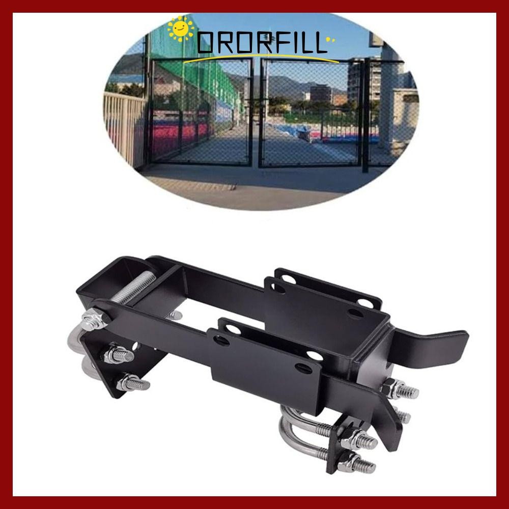 ORORFILL Chain Link Fence Gate Latch, with Padlock Holes for 1-3/8 Inch ...