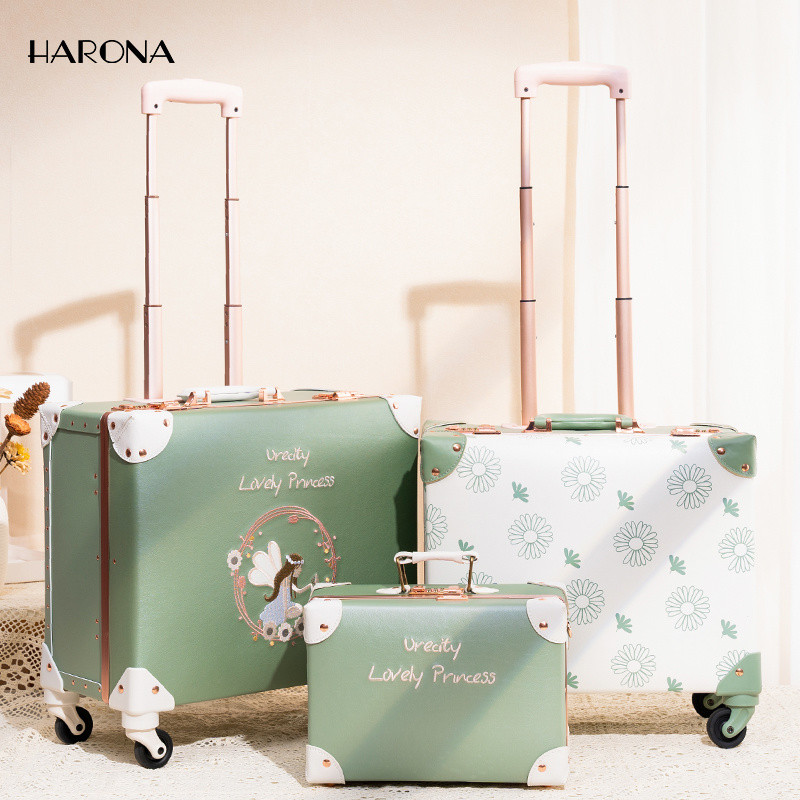[2191 Person Collection] Japanese Ultra-Light Retro Luggage Trolley ...