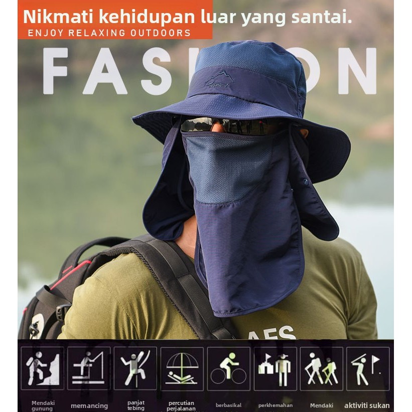 [Father's Day Gift] Men's Quick-Drying Sunscreen Bucket Hat Adjustable ...