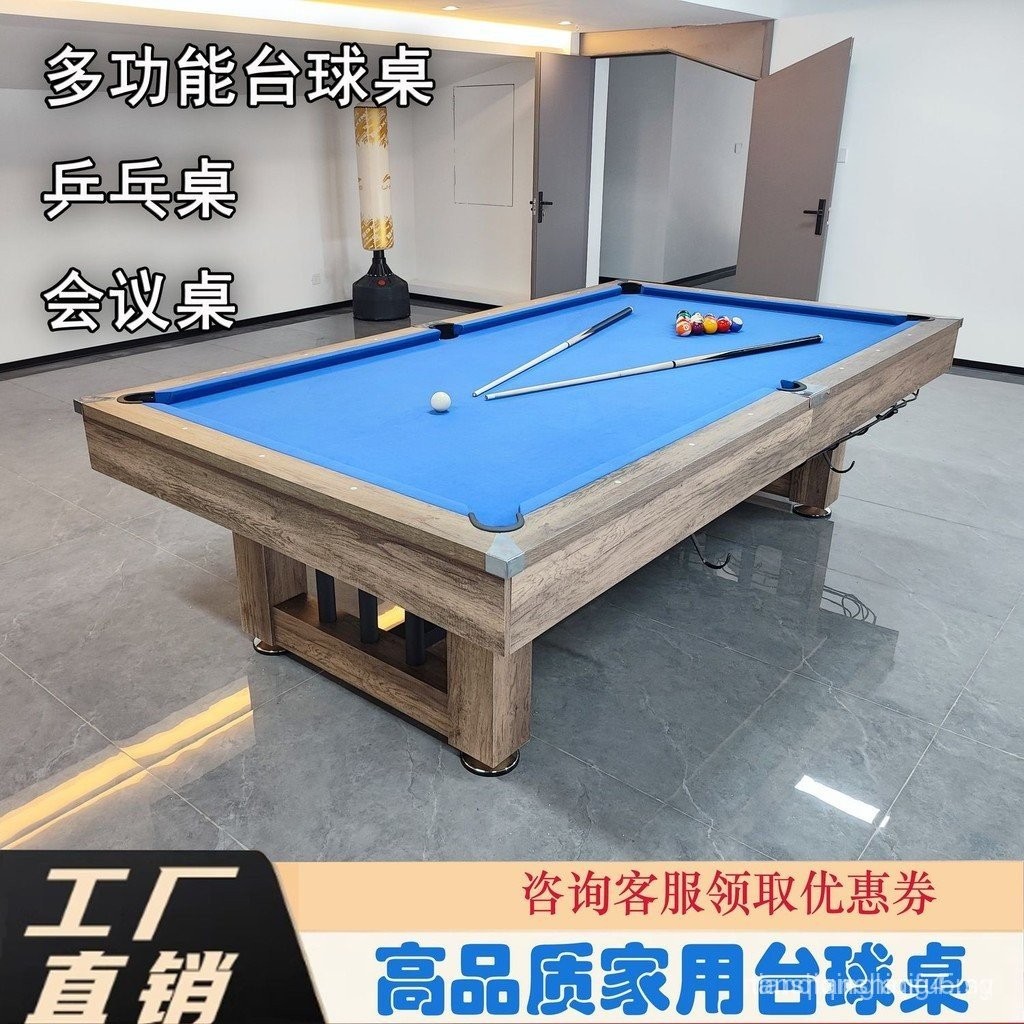 Commercial Marble American Style Black Eight Pool Table Three-in-One ...