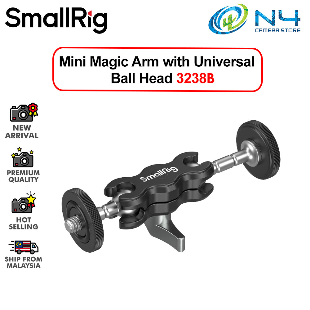 SmallRig Mini Magic Arm with Dual Universal Ball Head Adjustable Magic ...