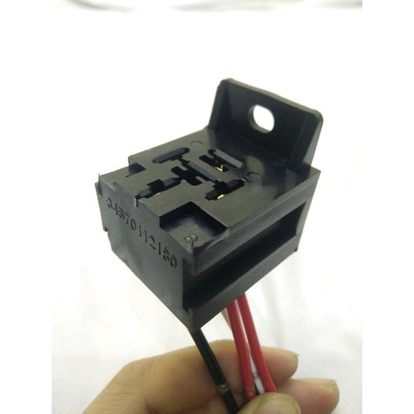 Home Relay Socket 4 Pin 4P Legs Hand Model Plus Cable for Car ...