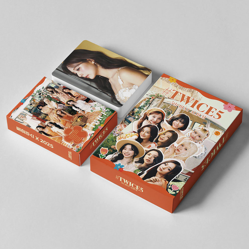 55pcs TWICE HOME SWEET ONCE Lomo cards # TWICE5 5th BEST Album Strategy ...