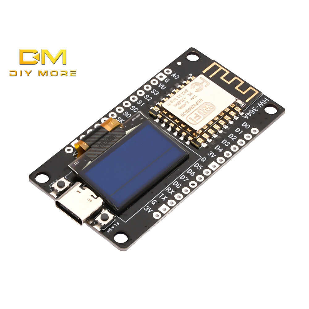 DIYMORE NodeMCU ESP8266 Development Board with 0.96 Inch OLED Display ... DIYMORE NodeMCU ESP8266 Development Board with 0.96 Inch OLED Display ...