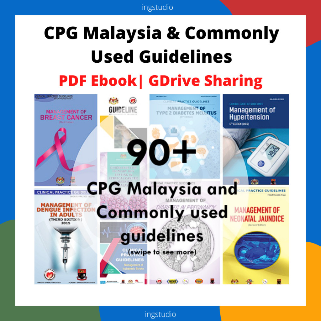 [2025 NEW] FULL 90++ PDF files - CPG Malaysia and Commonly Used Guidelines | Shopee Malaysia